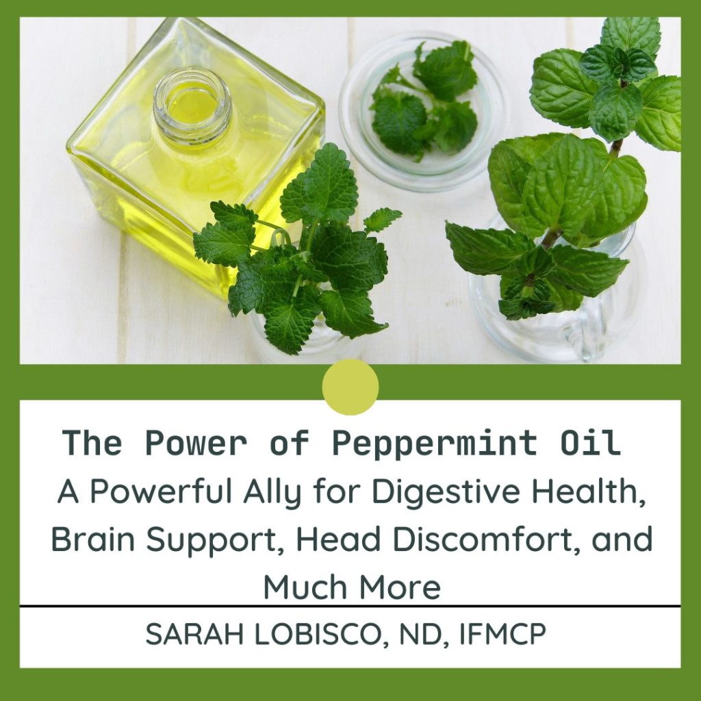 The Power of Peppermint Oil- A Strong Ally for Digestive Health, Brain ...